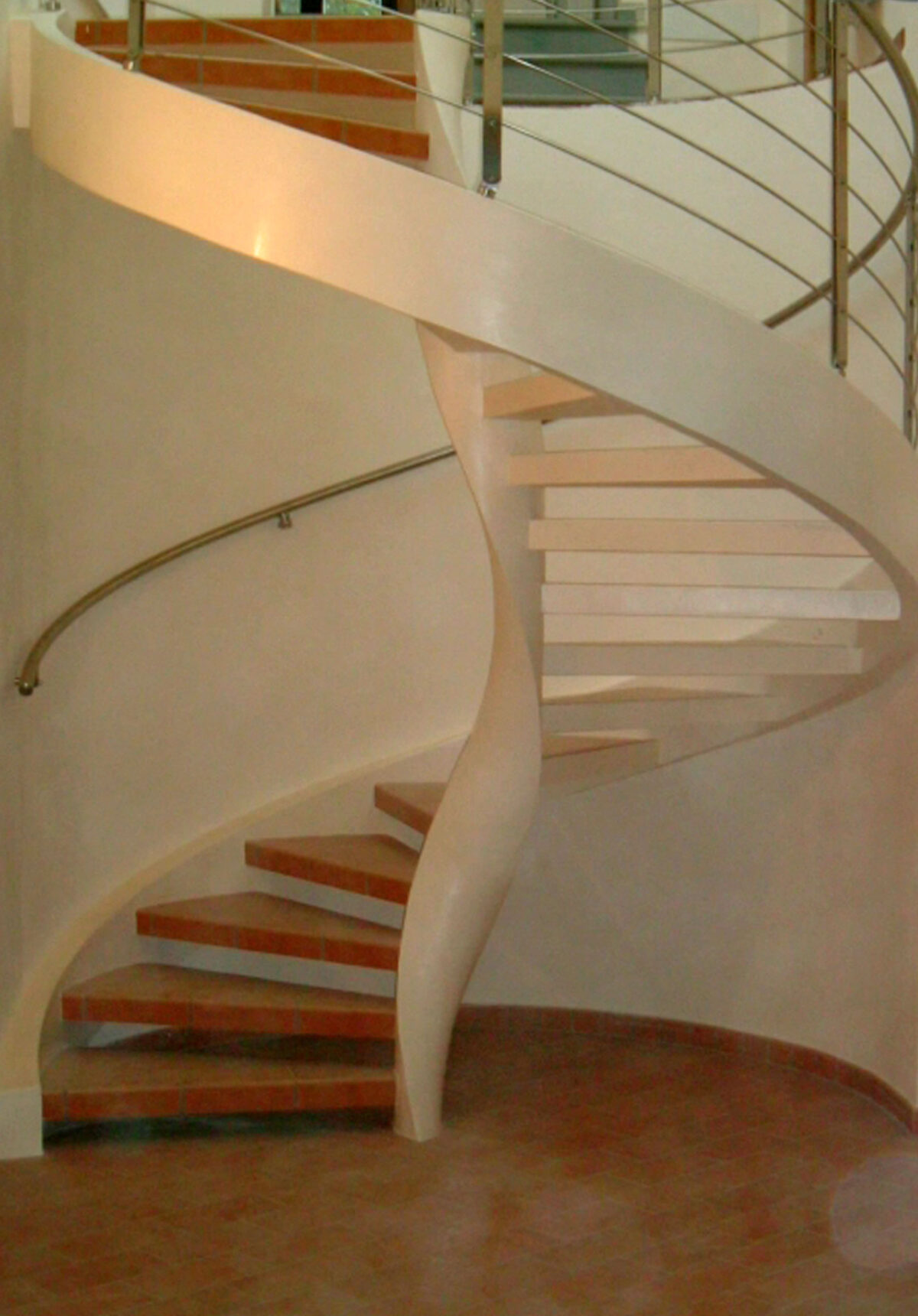 Elika helical staircase | The perfect combination ofelegance and solidity